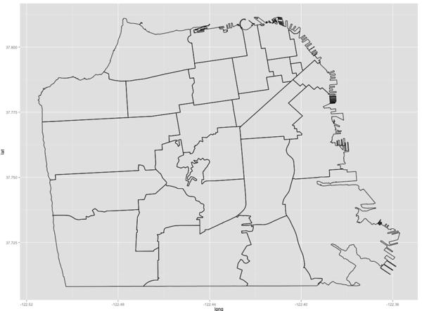 R: ggmap - Overlay shapefile with filled polygon of regions | Mark Needham