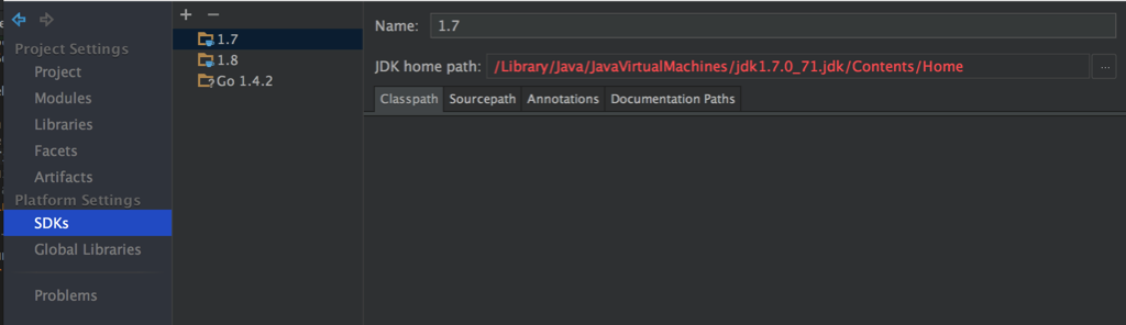 IntelliJ 'java: cannot find JDK 1.8' | Mark Needham